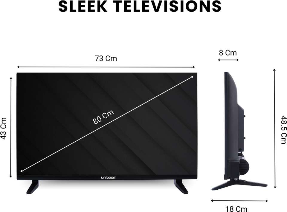 Uniboom ULTIMA 80 cm (32 inch) HD Ready LED Smart Android TV with 30W ...