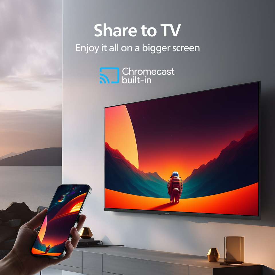 PHILIPS Frameless 108 cm (43 inch) Full HD LED Smart Google TV 2025 ...