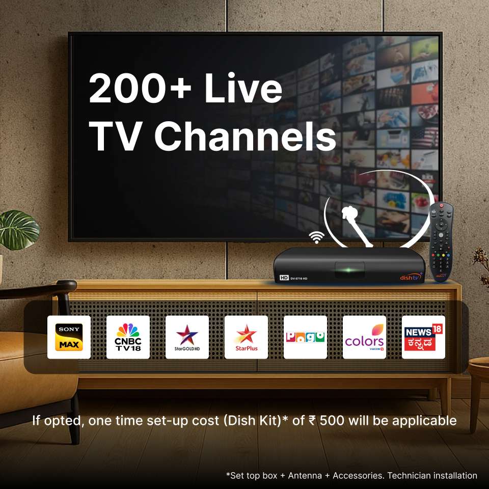 VZY by DishTV 80 cm (32 inch) Full HD LED Smart Google TV with ...
