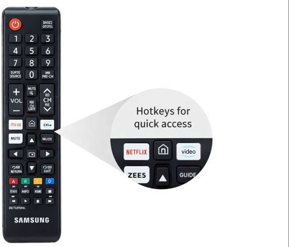 Samsung SAMSUNG F5500 108 cm (43 inch) Full HD LED Smart Tizen TV with ...