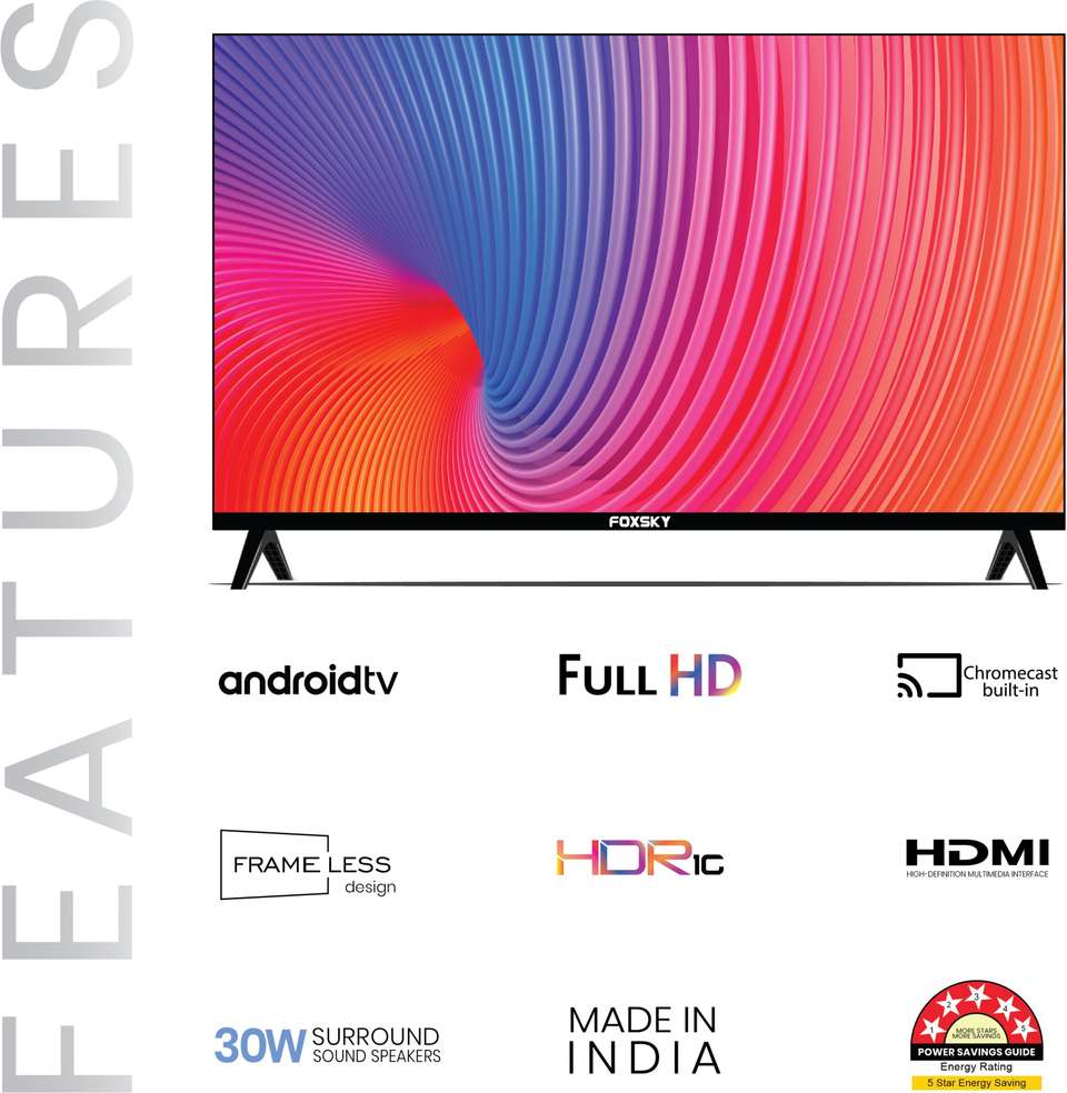 Foxsky 109 cm (43 inch) Full HD LED Smart Android TV Online at best ...