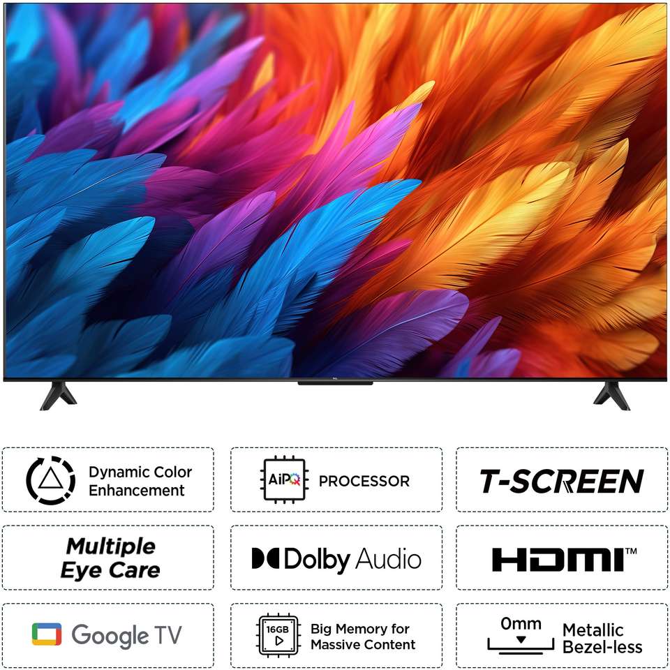 TCL V6B 139 cm (55 inch) Ultra HD (4K) LED Smart Google TV with 24W ...