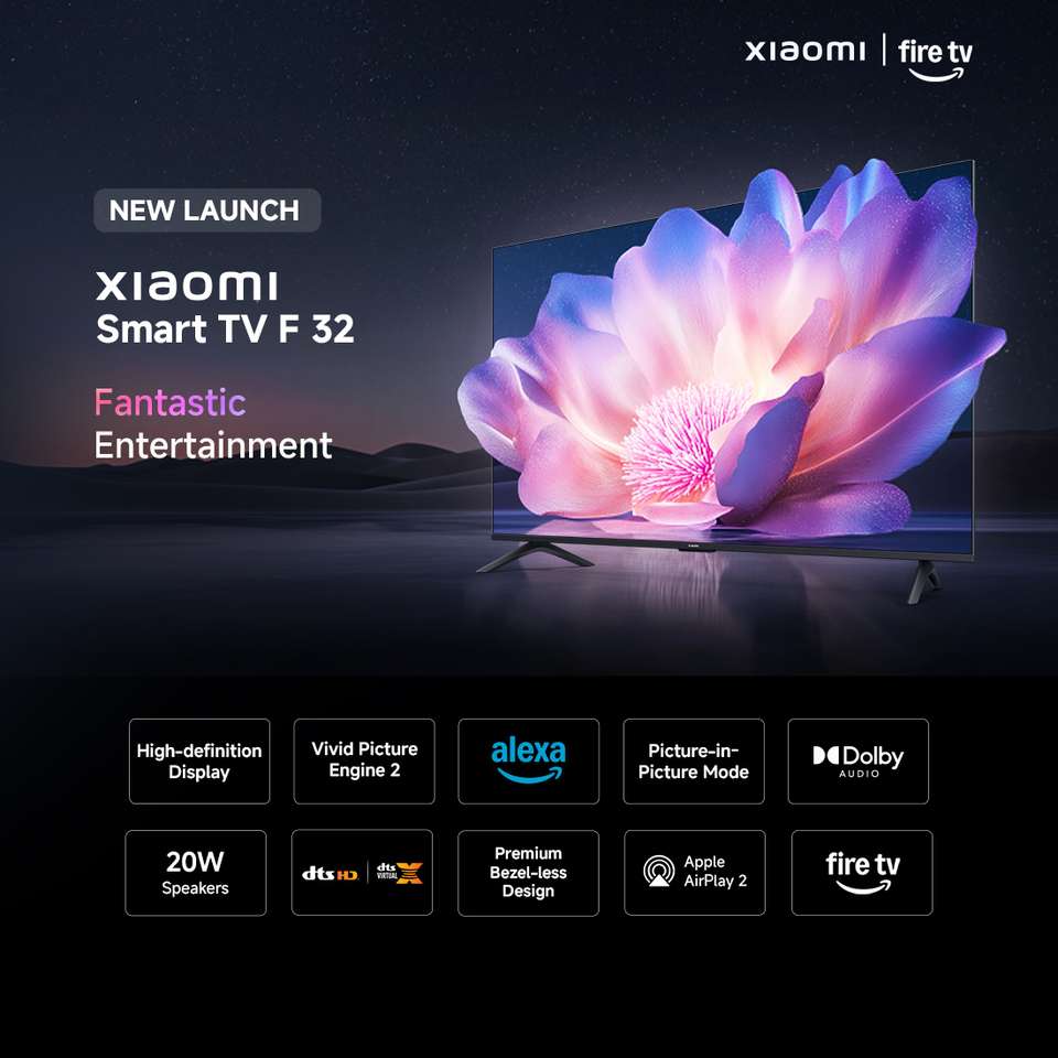 XIAOMI Fire Tv 80 cm (32 inch) HD Ready LED Smart Fire TV with High ...
