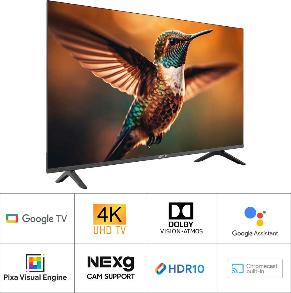 ONIDA NEXg 139 cm (55 inch) Ultra HD (4K) LED Smart Google TV with ...