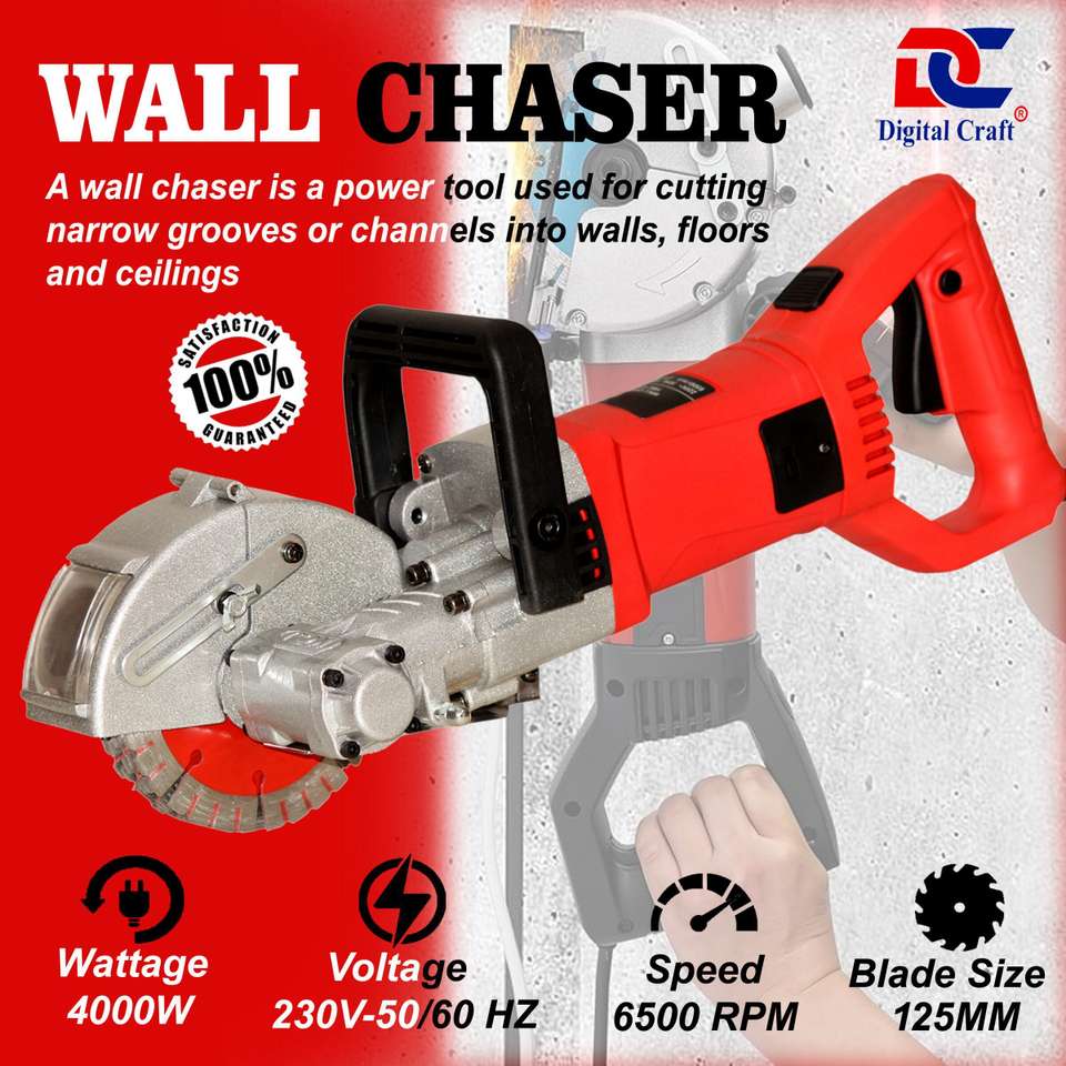 Digital Craft Electric Wall Chaser, Groove Slot Cutting Machine Steel ...