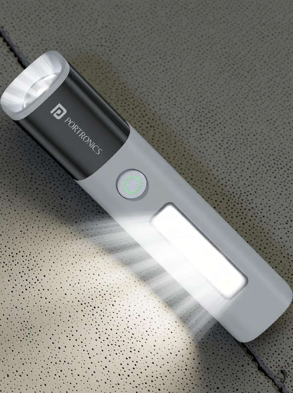Portronics Eco Glow 2 Rechargeable Tactical LED Torch, Adjustable Focus ...