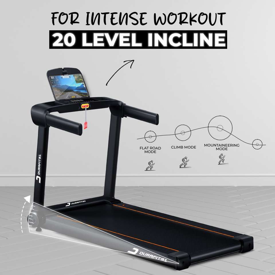 Durafit91 Ace Pro 4.5HP Peak BLDC Motorized | 16km Speed | 20-Auto ...