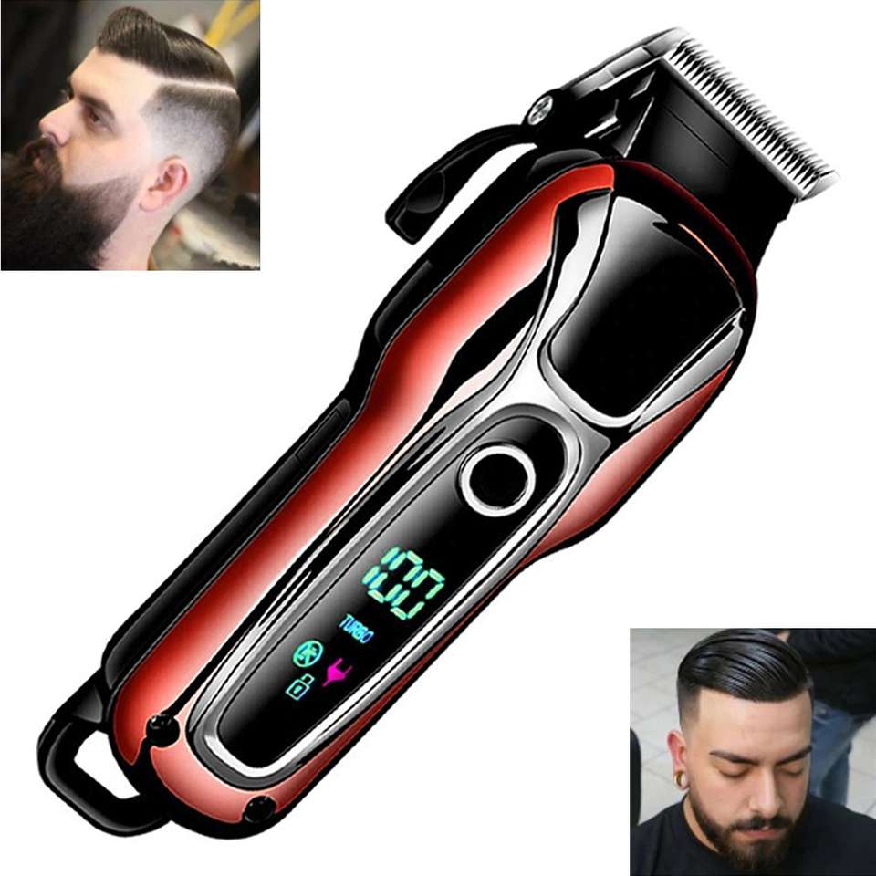 CVBN New Electric Corded Hair Trimmer Beard Razor With LCD Display Body ...