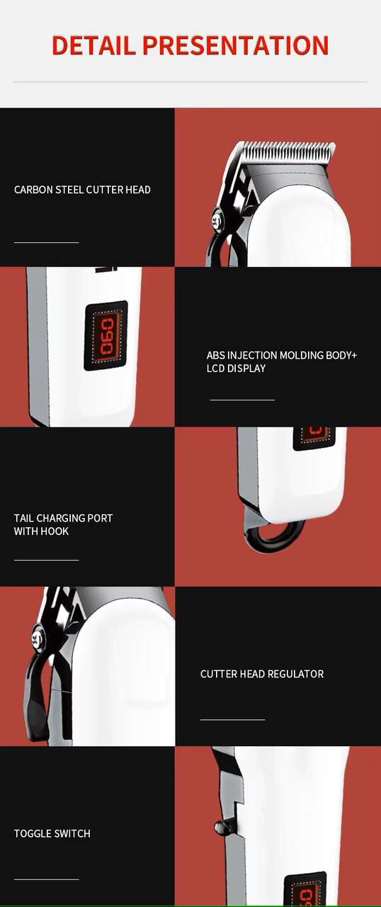 Sagaft A132Barber machines, Professional Hair clippers Electric ...