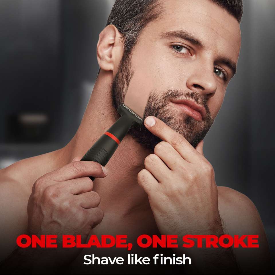 BEARDO I-Blade Body | Beard, Hair, Groin OneBlade, No Nicks & Cuts ...