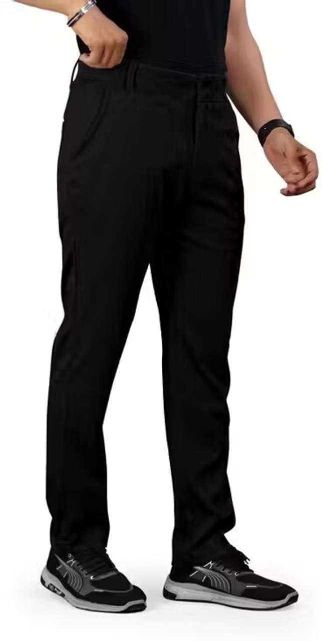 amodastyle Slim Fit Men Grey, Black, Dark Blue Trousers - Buy ...