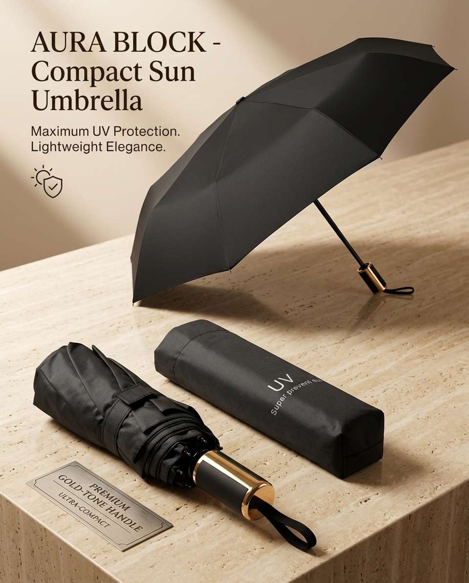 tazzy UV Foldable Umbrella | Windproof Auto Chhata for Men & Women ...
