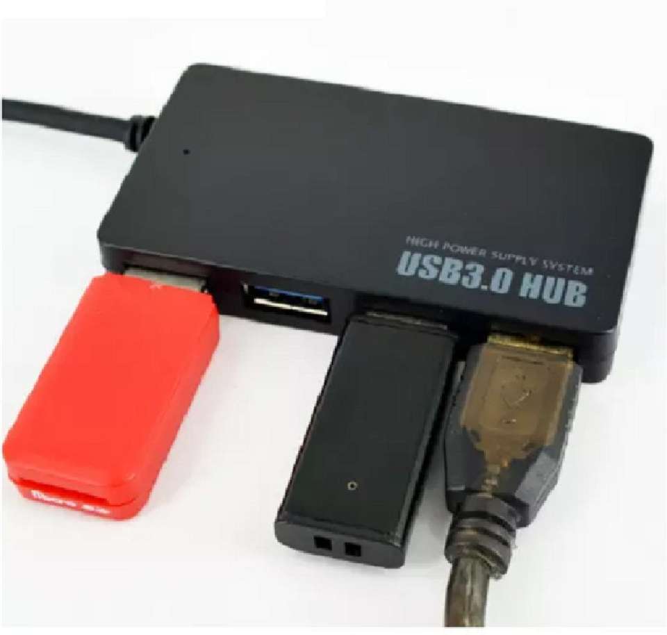 TERABYTE USB HUB 3.0 Super Speed 4 Port Compatible for PC, Pendrive ...