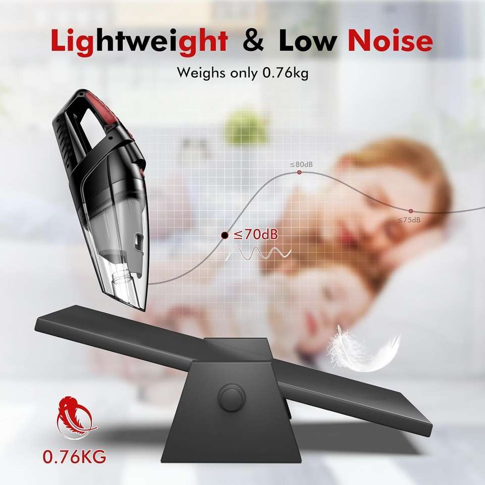 Kemove Vacuum Cleaner for Car Use and HomeUse Wet and Dry 9500PA ...