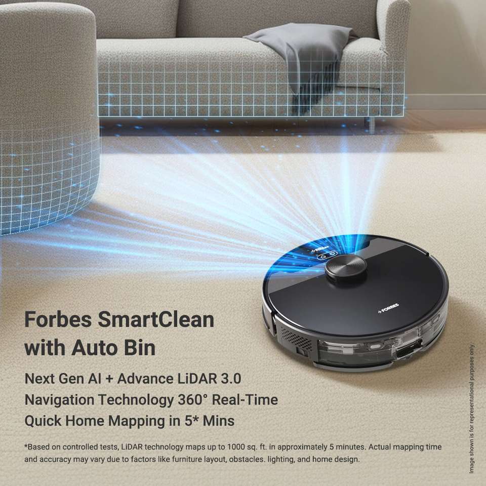 EUREKA FORBES SMARTCLEAN with AUTO BIN Robotic Floor Cleaner (WiFi ...