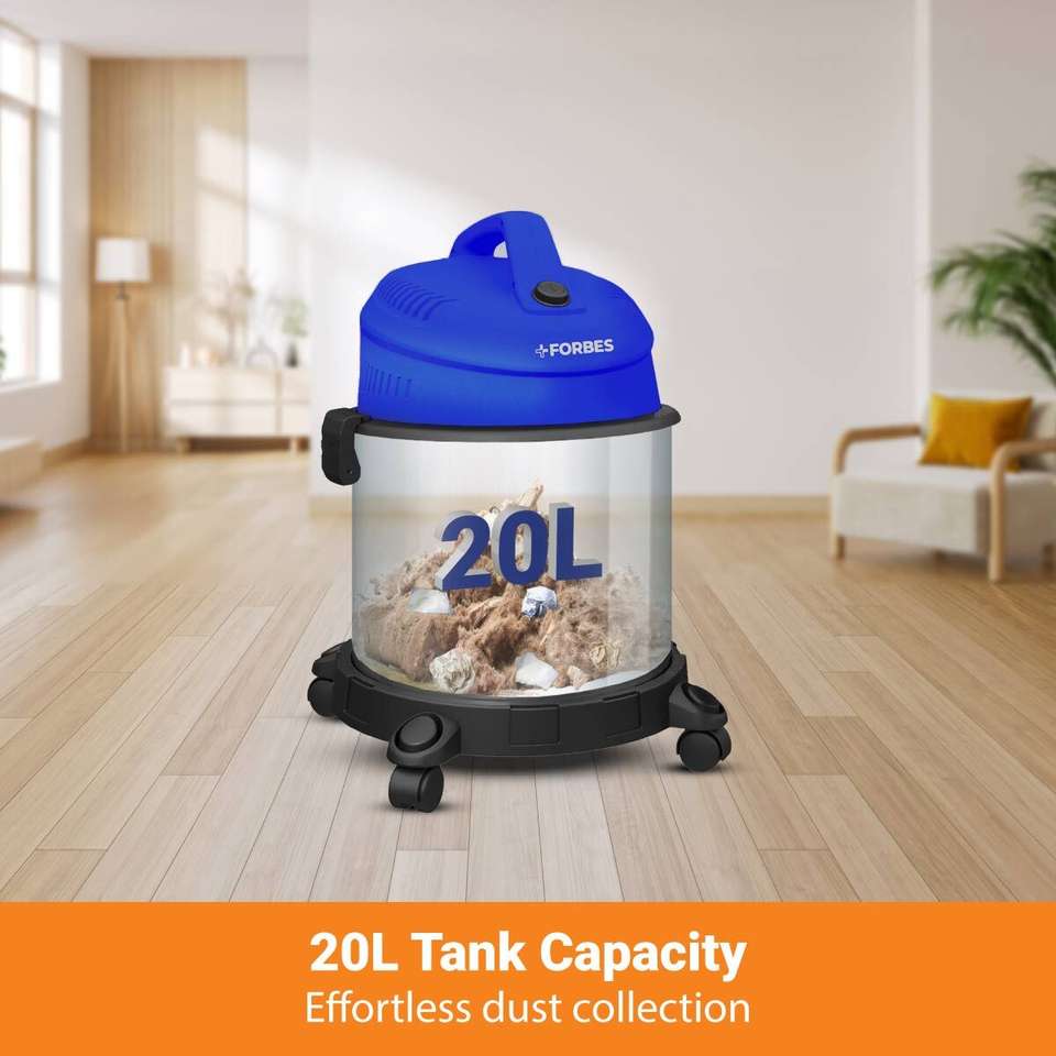 EUREKA FORBES Endura Wet & Dry Vacuum Cleaner 22 kPa High Power Suction ...