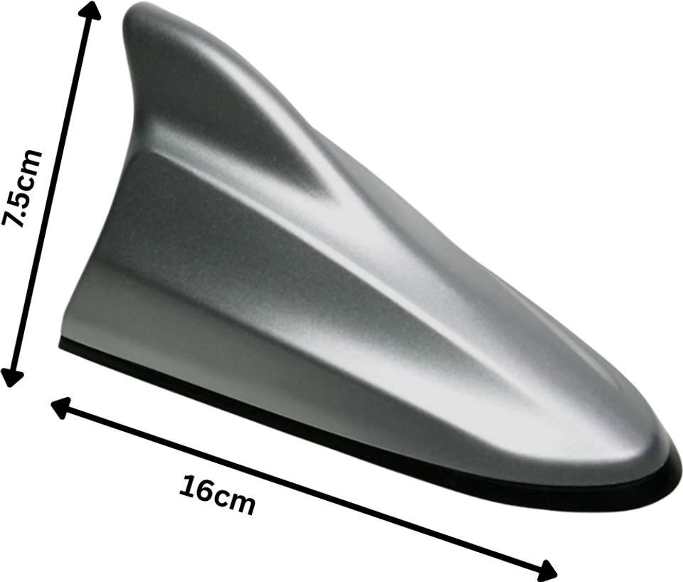 DriveXpert Silver Shark Fin Signal Receiver Antenna D20 Car Antenna ...