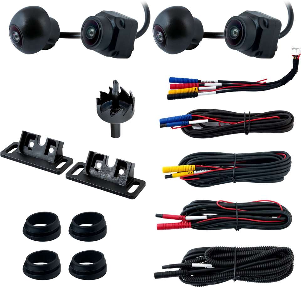 Metaflix 360° Car 4-Way Camera Kit 1080P - Full Surround View, Night ...