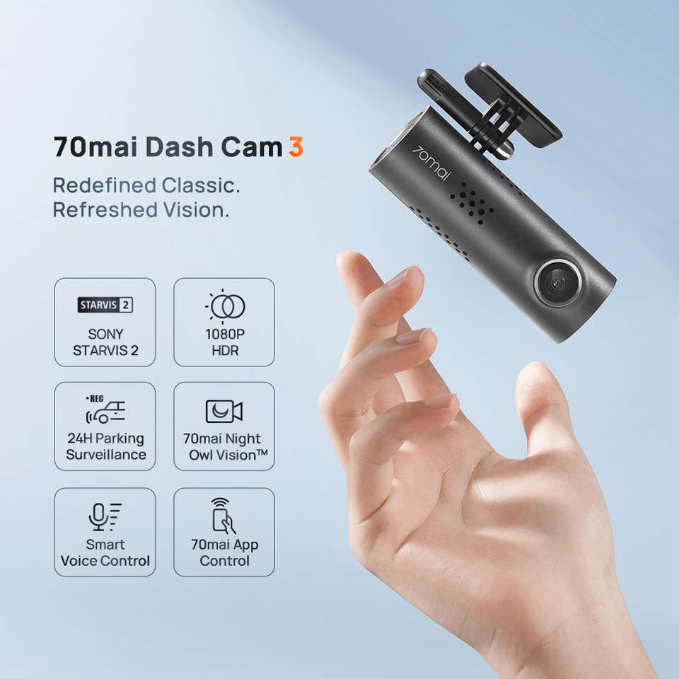 70MAI M200 HDR Dashcam 3 Reverse Assist Camera System Price in India ...