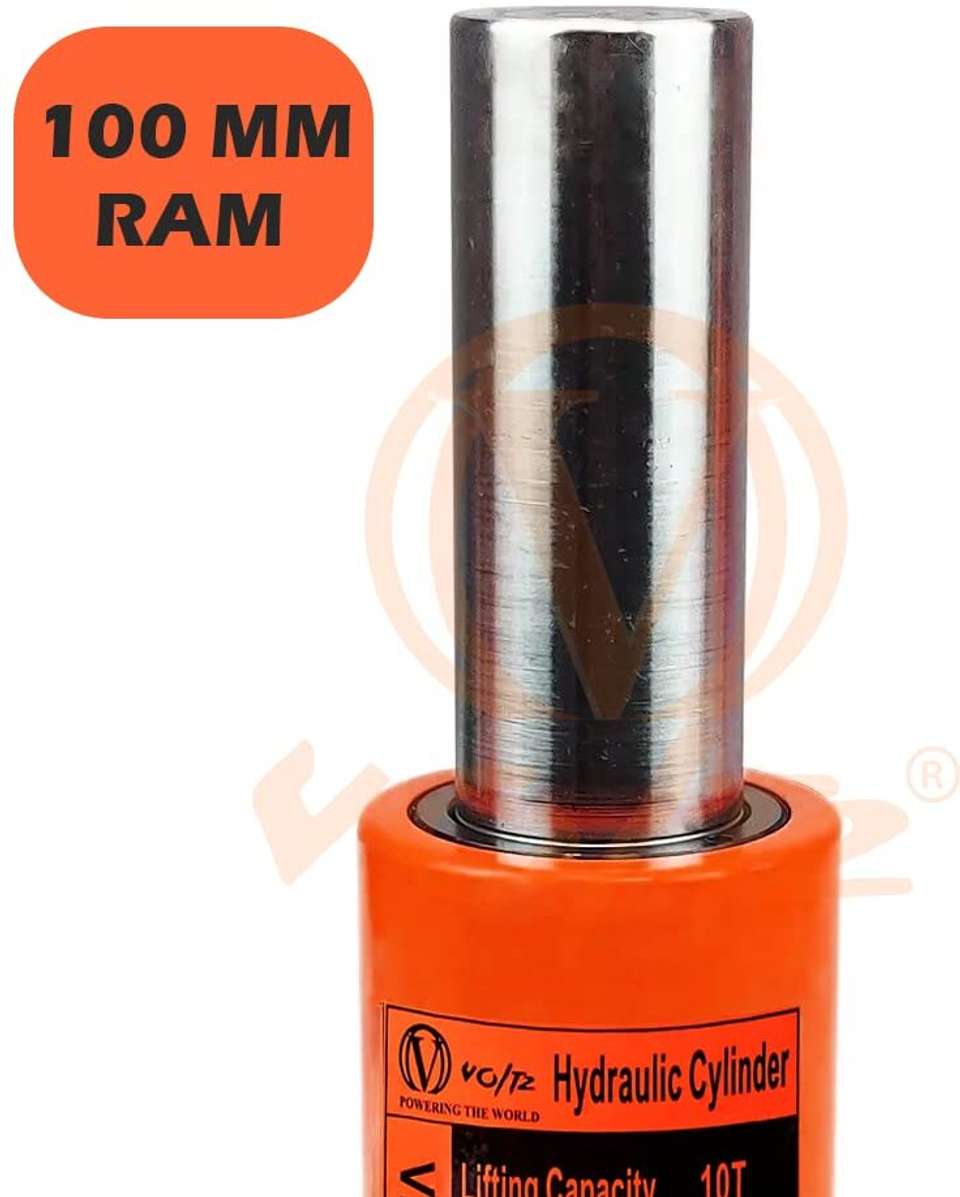 VOLTZ VZ-RSC-10100 10 Ton Hydraulic Lifting Jack with CP180 Pump Single ...
