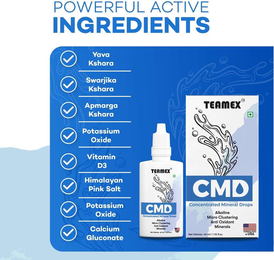 Teamex Alkaline Mineral Water Drops, pH Booster Drops for Alkaline ...