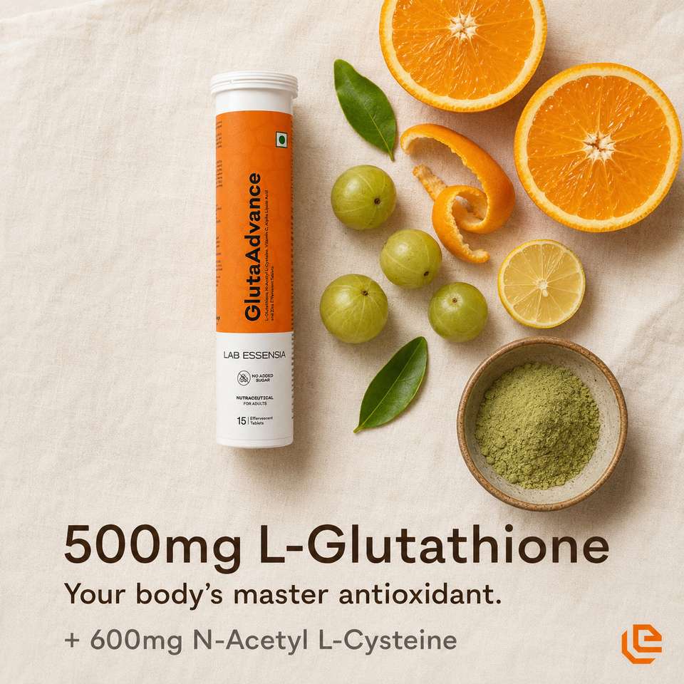LAB ESSENSIA Gluta-Advance 500 mg Tablet for Skin Glow and Skin tone ...