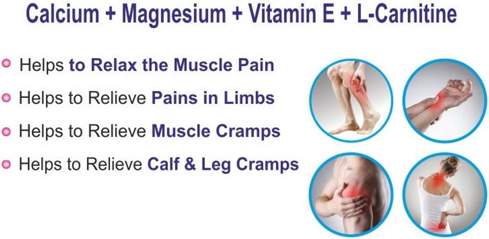 Trulip Pharma Calcium, Magnesium, Vitamin E & L-Carnitine Tablet For ...