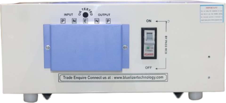 BLUELIZER 6 Kva Mainline Stabilizer Working Range (80 - 300 V) Loading ...