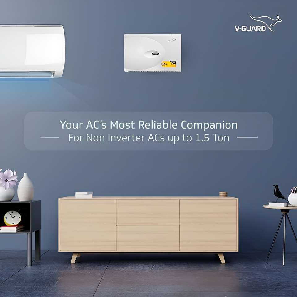 V-Guard VG400 for 1.5 Ton A.C (170V to 270V) Voltage Stabilizer /18000 ...