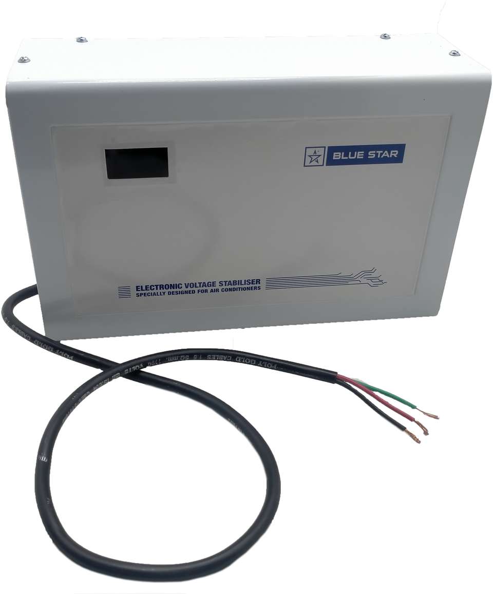 Blue Star (VS413DTA-GT) 130-280V Double Booster Stabilizer for 1.5 Ton ...