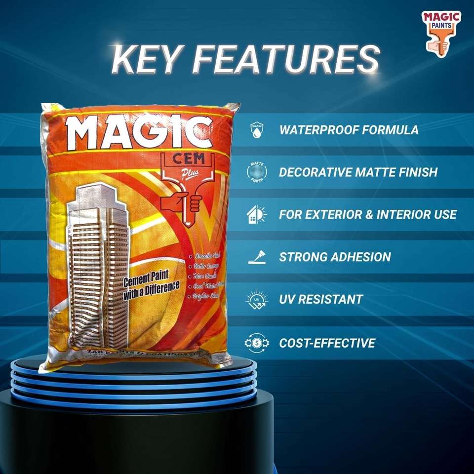 Magic Paints Magic Cem Plus Decorative Waterproof CEMENT PAINT ...