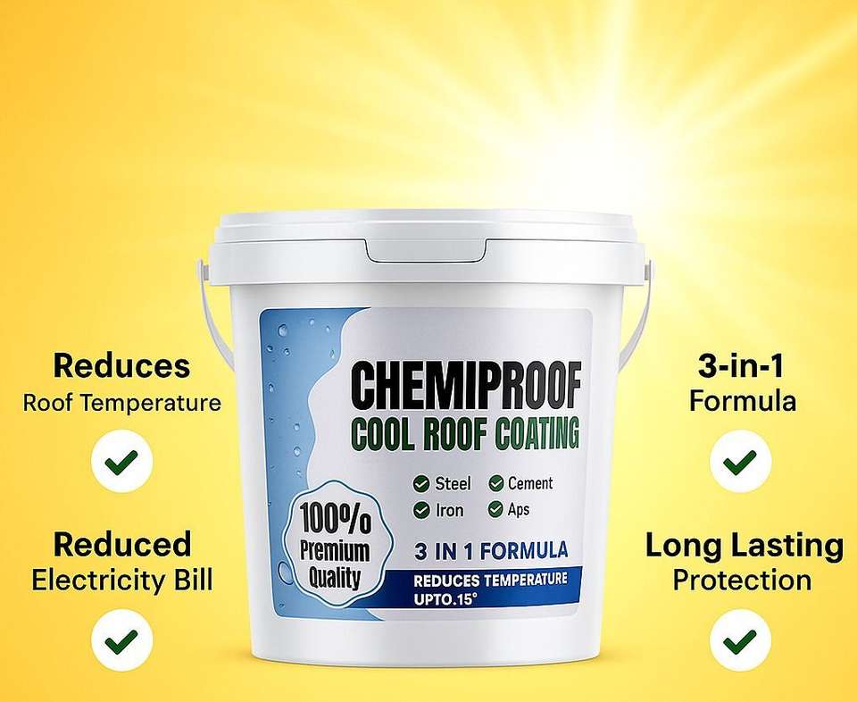 chemiproof Cool Roof Coating – 3 in 1 Formula | Reduces Roof ...