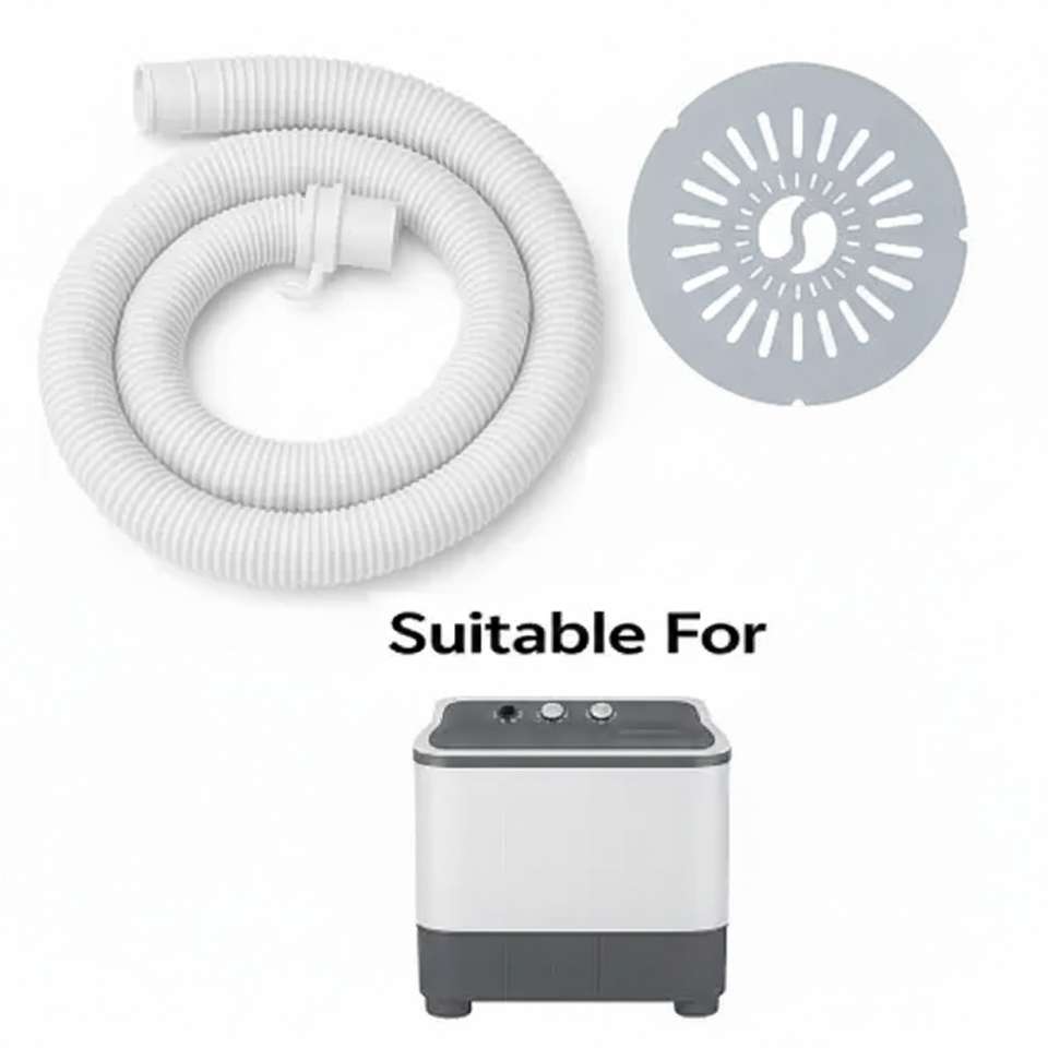 Daiji Drain Pipe (3mtr) & Spin Cap (24.5cm) Combo for Semi Washing ...