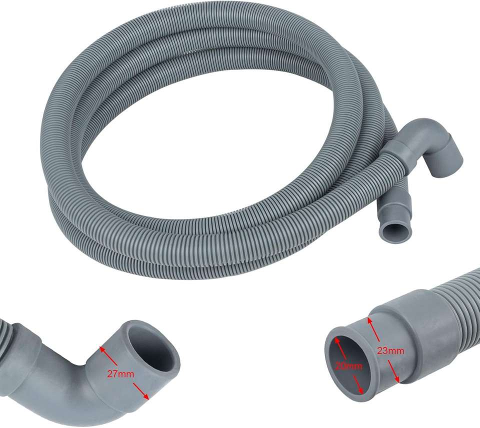 NIPRAM NATIONAL IFB. Front Load Washing Machine Outlet/Drain Hose Pipe ...