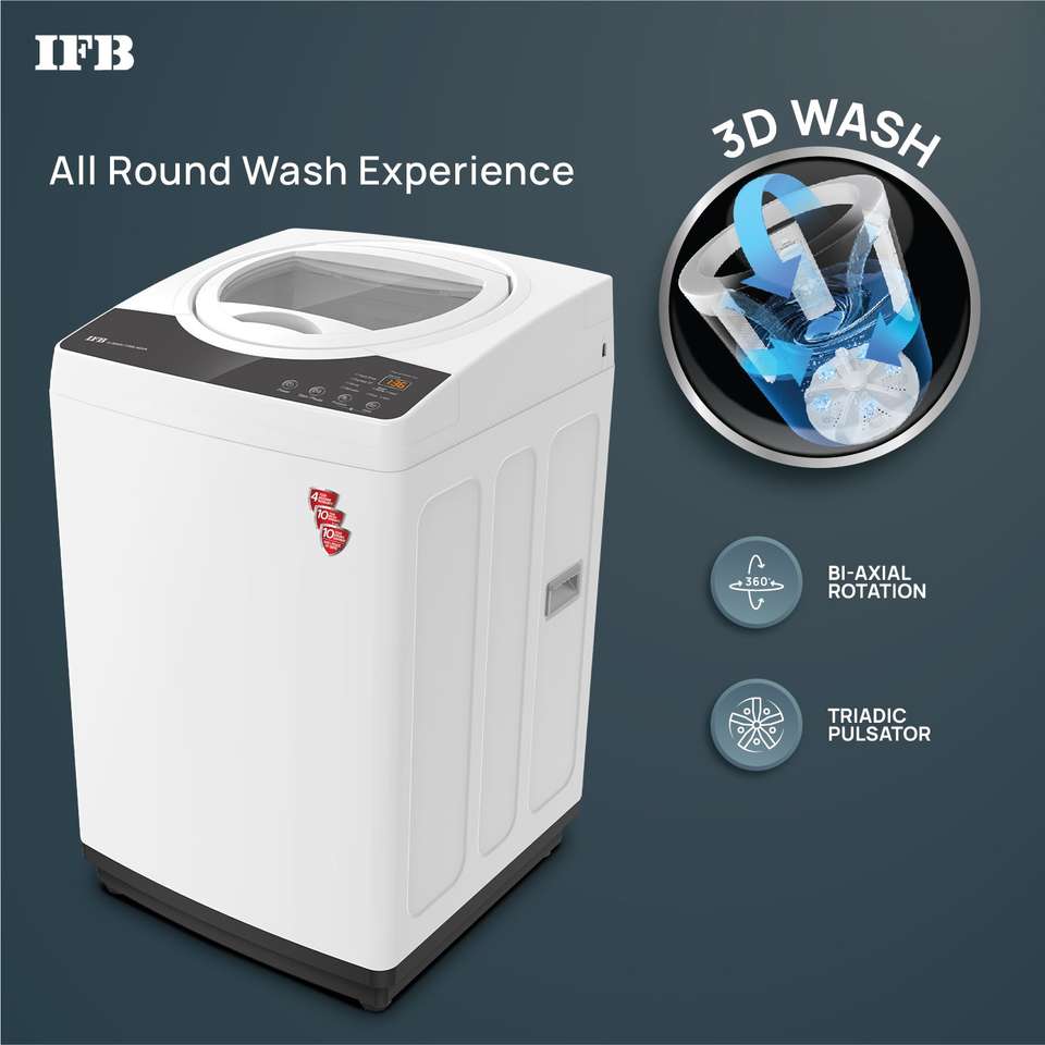 IFB 7 kg 5 Star Aqua Conserve Hard Water Wash, Smart Sense Fully ...