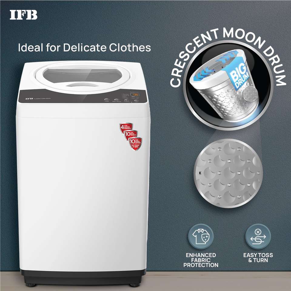 IFB 7 kg 5 Star Aqua Conserve Hard Water Wash, Smart Sense Fully ...