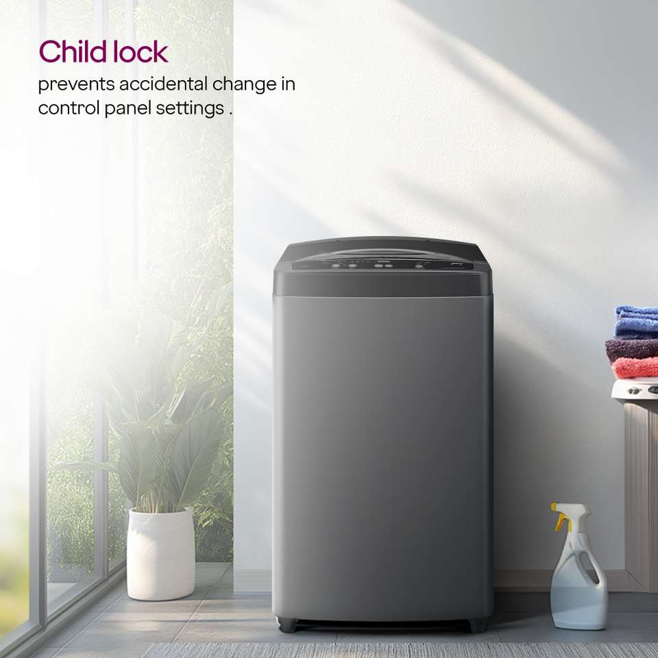 Godrej 7 kg Zero Pressure Technology Fills Tub 60% Faster, Fabrisafe ...