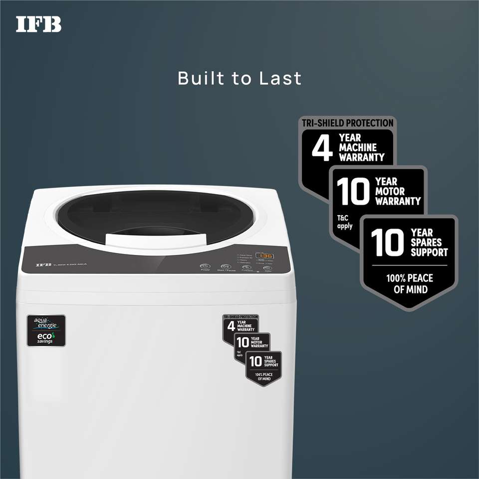 IFB 6.5 kg 5 Star Aqua Conserve Hard Water Wash, Smart Sense Fully ...