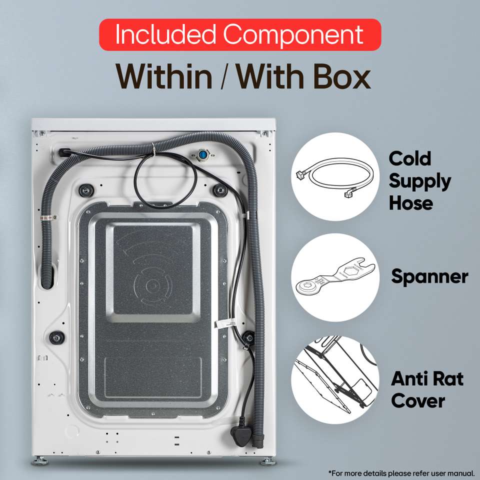 LG 7 kg 5 Star, Allergen free with Steam, Inverter Direct Drive - Less ...