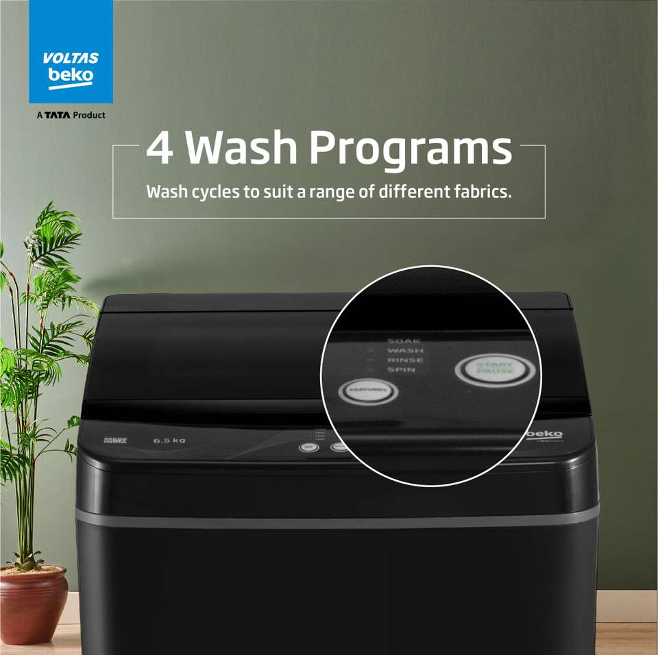 Voltas Beko by A Tata Product 6 kg Fully Automatic Top Load Washing ...