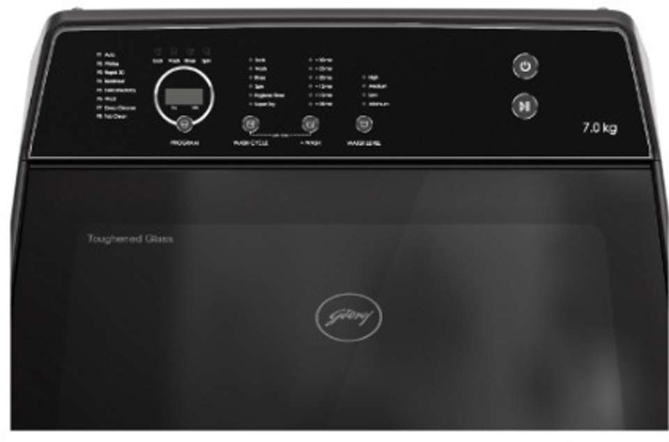 Godrej 7 kg Fully Automatic Top Load Washing Machine Black Price in ...