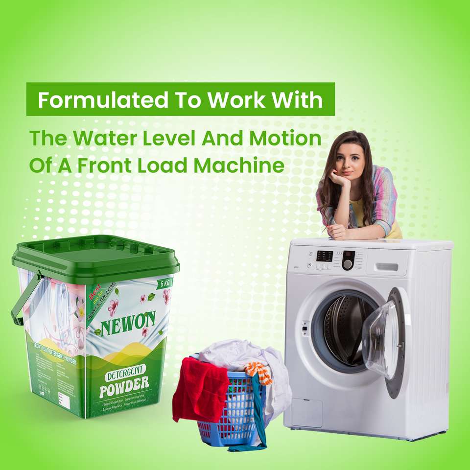NEWON Triple Power-Matic Wash Detergent Powder 5+5 Kg | Dissolves ...