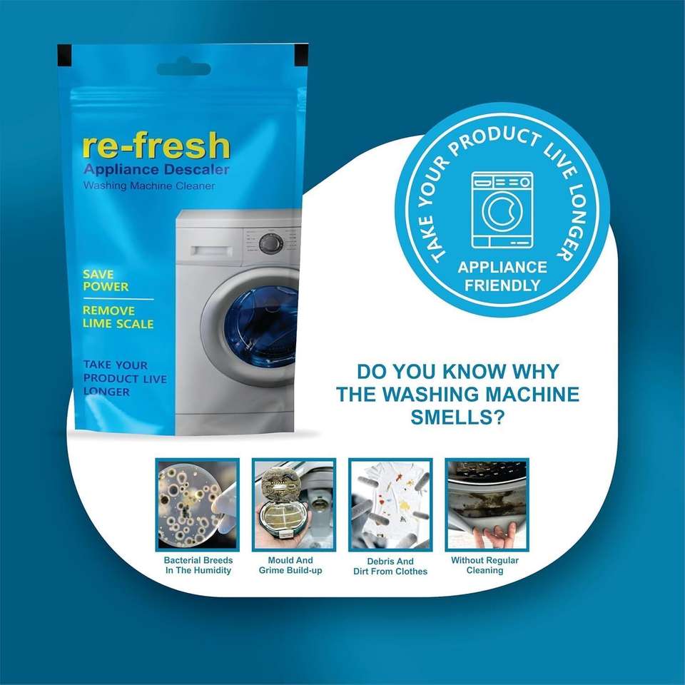 Samsung Washing Machine Drum Cleaning Descaler Powder For Top & Front ...