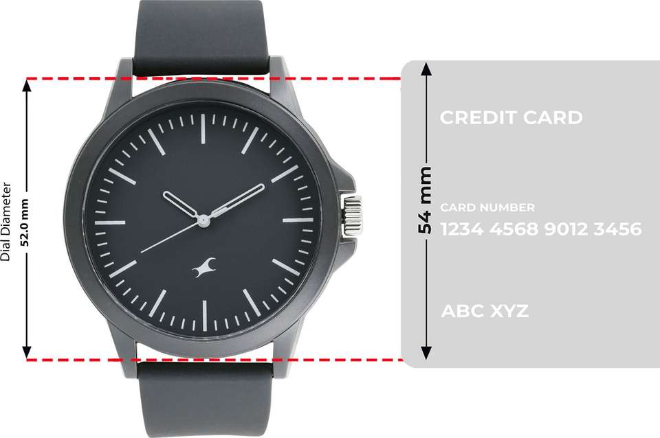Fastrack 38024PP25 Fastrack Tees Black Dial Black Silicone Strap Unisex ...
