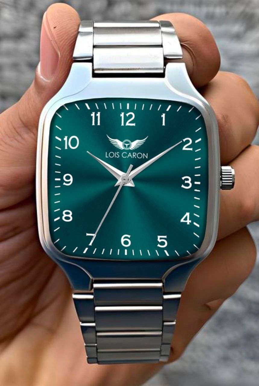 LOIS CARON Elegant Series Square Quartz For /Boys Wrist Elegant Series ...