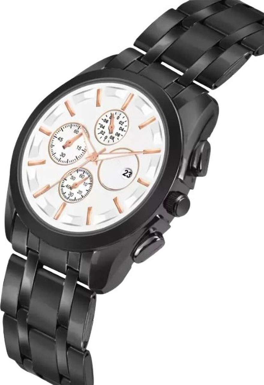 ANSHIKA COLLECTION TSHORT - FULL Black New Formal Analog Watch for Men ...