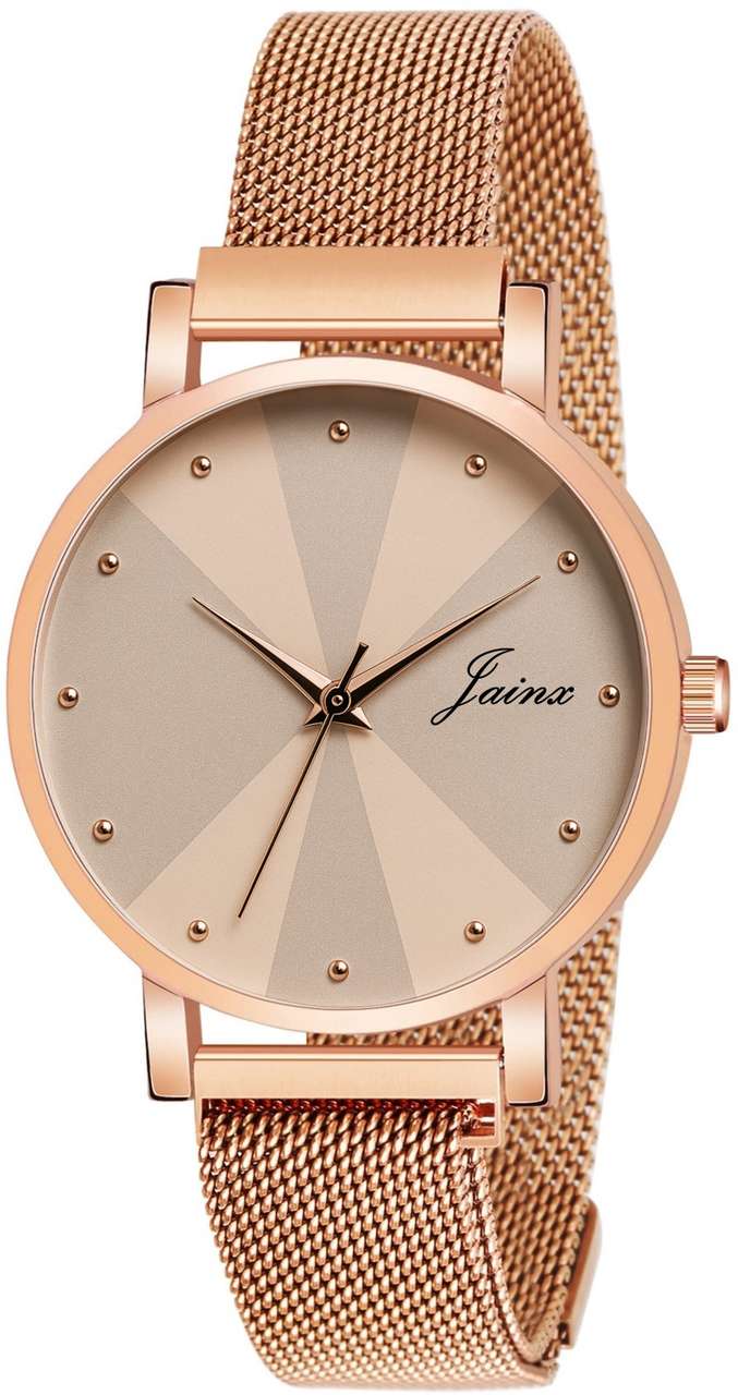 JAINX JGS014 Infinity Rose Gold Bracelet Gift Set Combo With Analog ...
