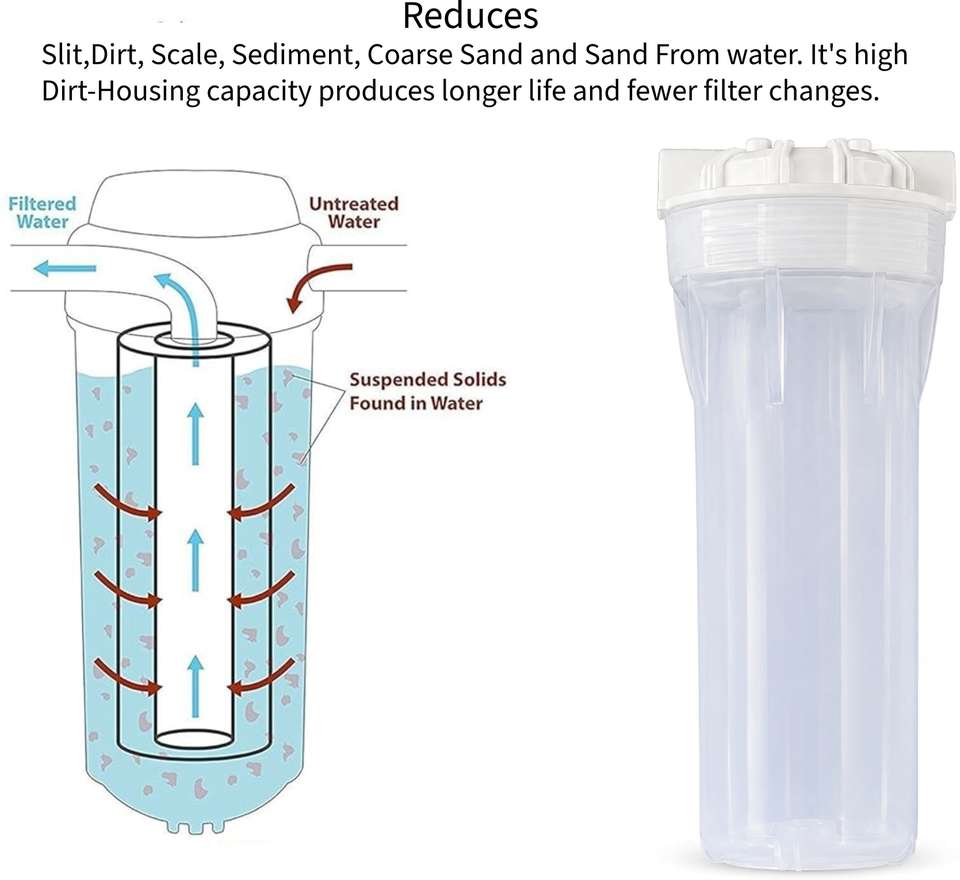 ZENWATER Transparent Housing Kit with 10inch kemflo Filters ...