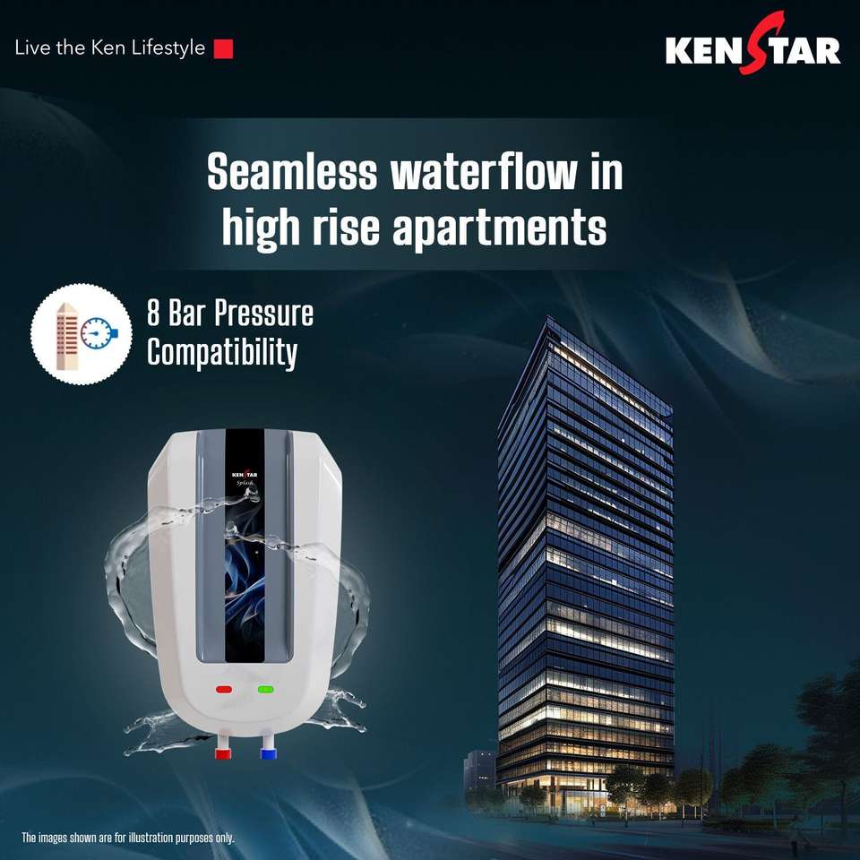 Kenstar SPLASH 5.9 5.9 L Instant Water Geyser | High Grade SS Tank ...