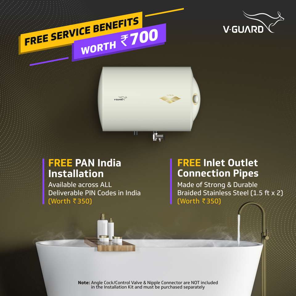 V-Guard Victo HL 15 L Storage Water Geyser Horizontal Geyser| BEE 5 ...